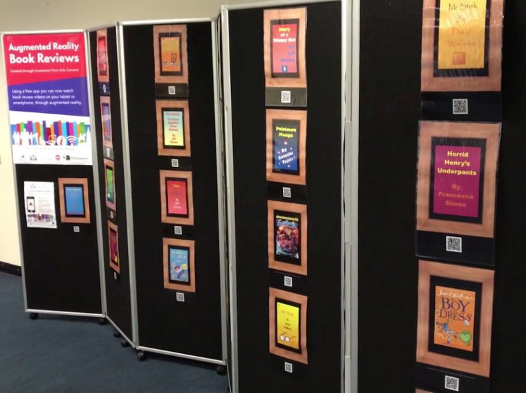 Augmented Reality Book reviews exhibition – Coventry Central Library ...